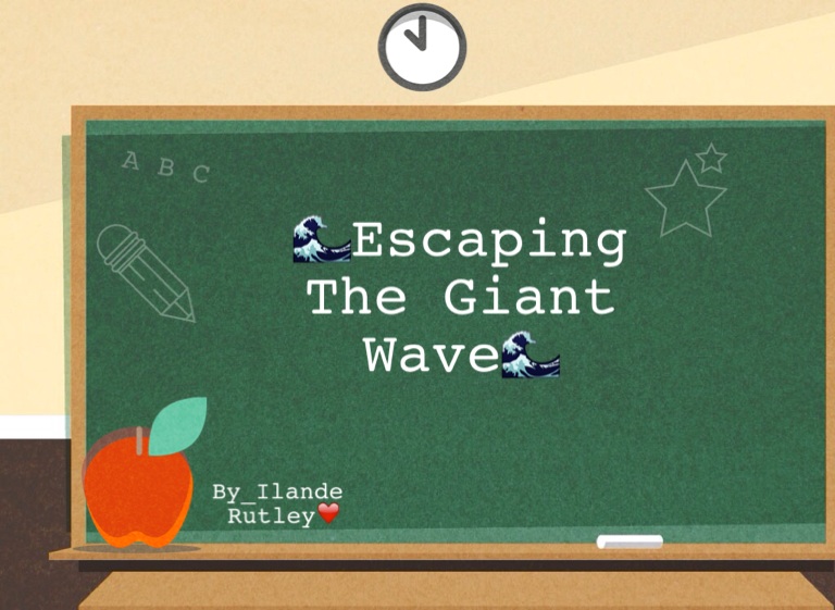 🌊Escaping The Giant Wave🌊 on FlowVella - Presentation Software for Mac ...