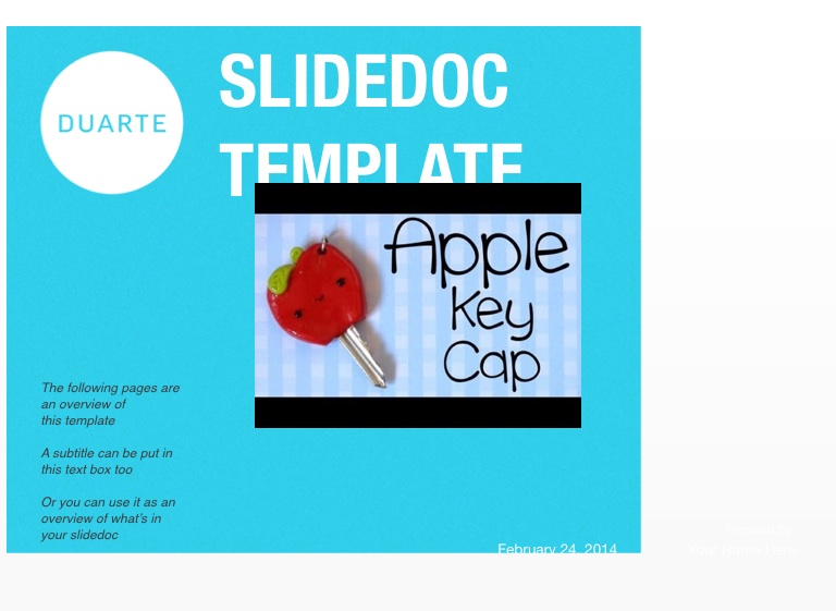 Duarte SlideDoc Template #2 on FlowVella - Presentation Software for ...