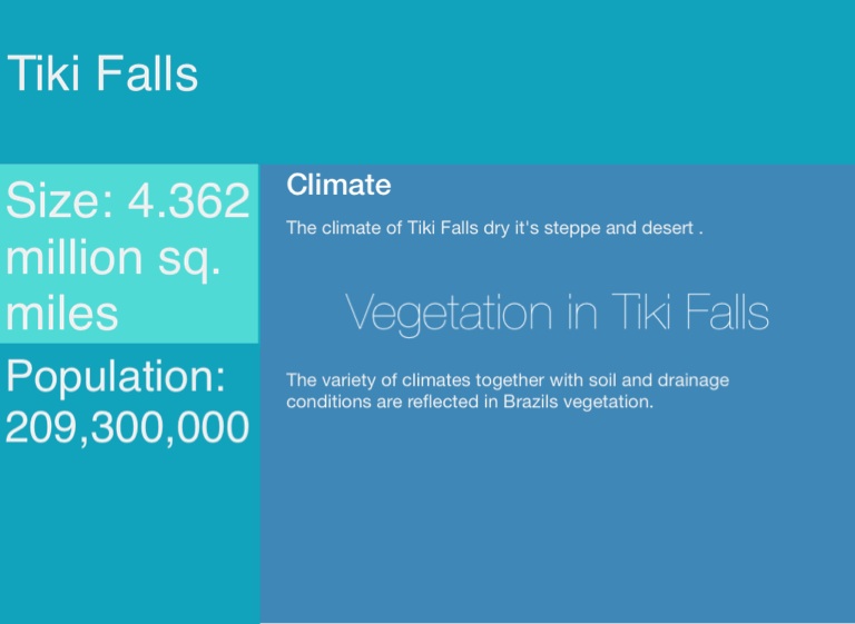 Tiki falls - Screen 2 on FlowVella - Presentation Software for Mac iPad ...