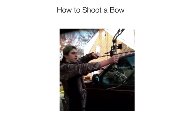 How To Shoot A Bow - Screen 7 on FlowVella - Presentation Software for ...