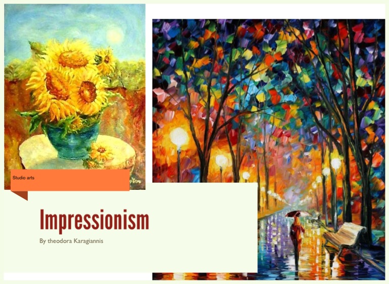 Impressionism on FlowVella - Presentation Software for Mac iPad and iPhone