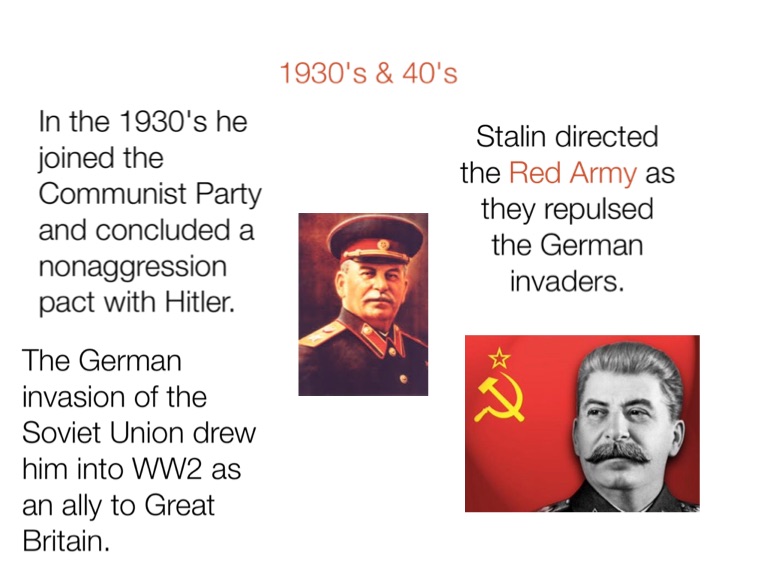 Stalin's Career - Screen 2 on FlowVella - Presentation Software for Mac ...