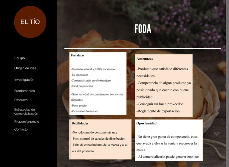 El tío - Screen 5 on FlowVella - Presentation Software for Mac iPad and ...