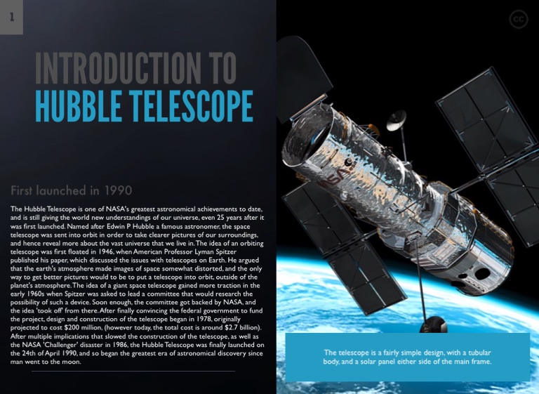 Hubble - Screen 2 on FlowVella - Presentation Software for Mac iPad and ...