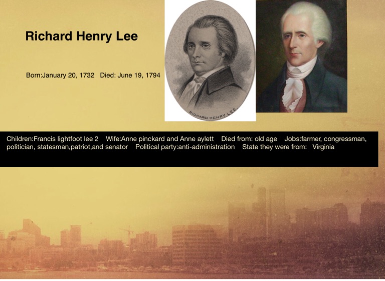 Richard Henry lee and John penn -- Jory - Screen 2 on FlowVella ...