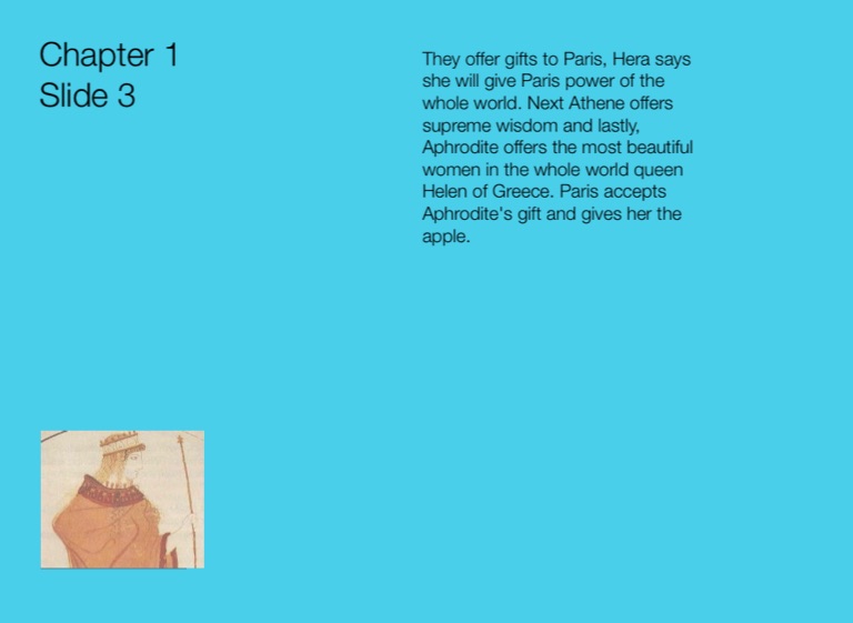 English Black Ships Before Troy 15 slides - Screen 4 on FlowVella ...