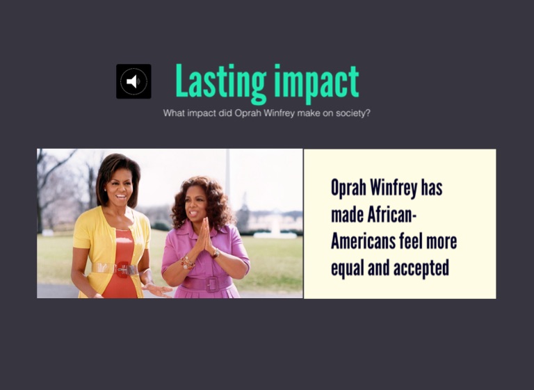 Oprah - Screen 9 on FlowVella - Presentation Software for Mac iPad and ...