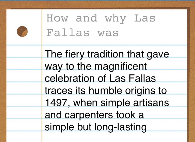 Las Fallas Bio English - Screen 4 on FlowVella - Presentation Software ...